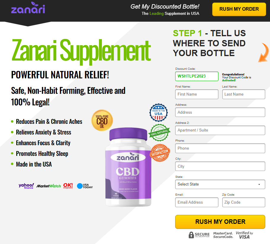 Zanari CBD Gummies Reviews: Benefits, Ingredients & Price?
