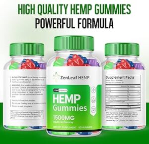 ZenLeaf CBD Gummies: Benefits, Ingredients, Side Effects & Price