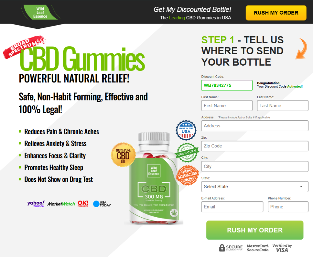 WILD LEAF ESSENCE Gummies Reviews: Official Website, Buy