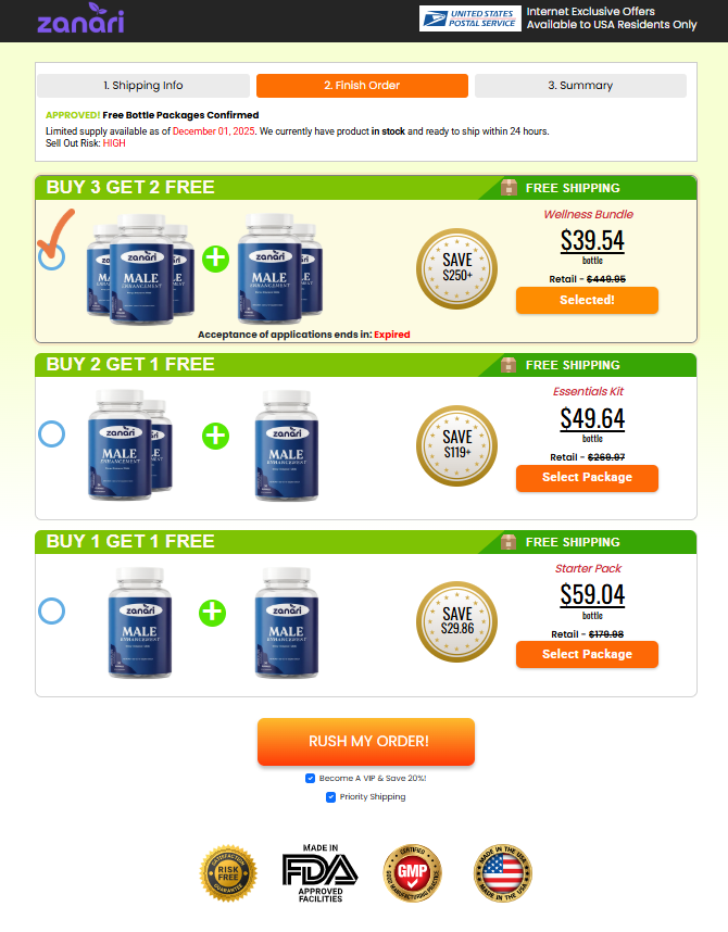Zanari Male Enhancement Reviews: Benefits, Side Effects & Buy?