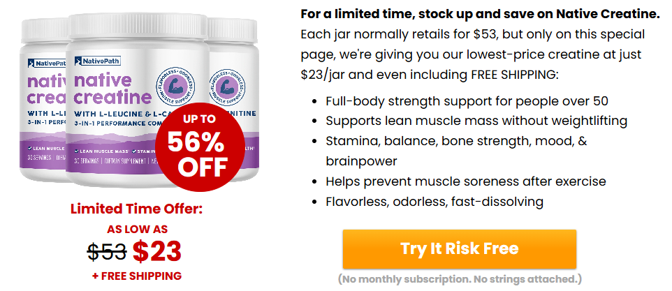 Native Creatine Reviews: Benefits, How to Use, Side Effects & Buy