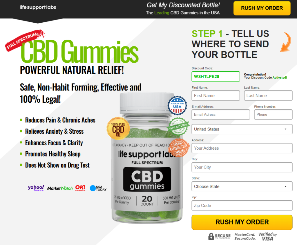 Life Support CBD Gummies Reviews: Benefits, Pros & Cons & Buy