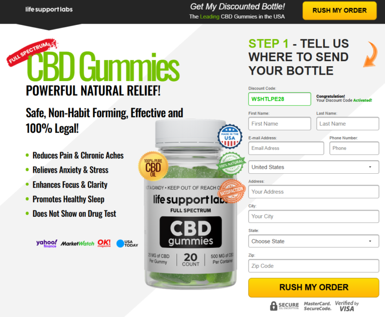 Life Support CBD Gummies Reviews: Benefits, Pros & Cons & Buy