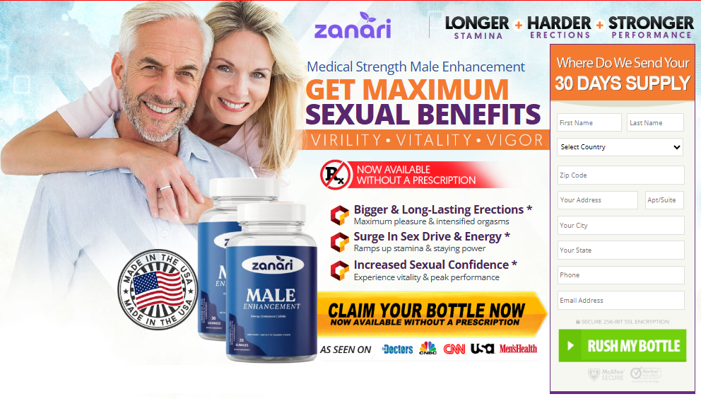 Zanari Reviews: Male Enhancement, Benefits, Price & How it Work